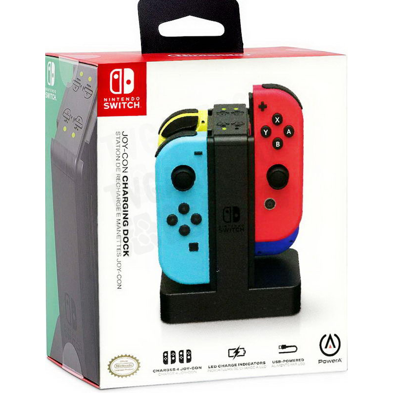 Nintendo SWITCH NS OLED POWERA JOYCON Two-Handed Charging Stand Charger ...