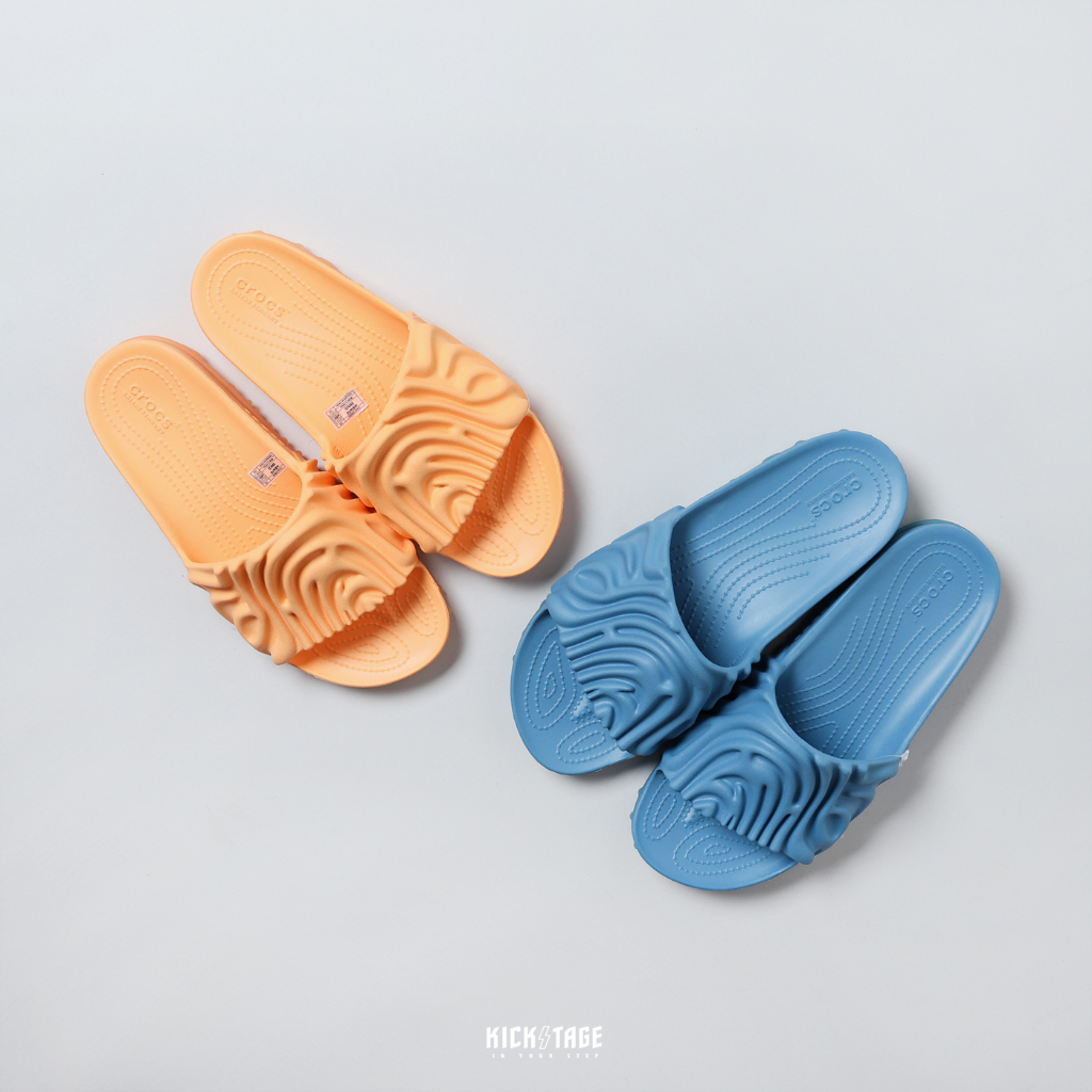 Salehe Bembury x Crocs Pollex Pink Orange Ocean Blue Fingerprint ...