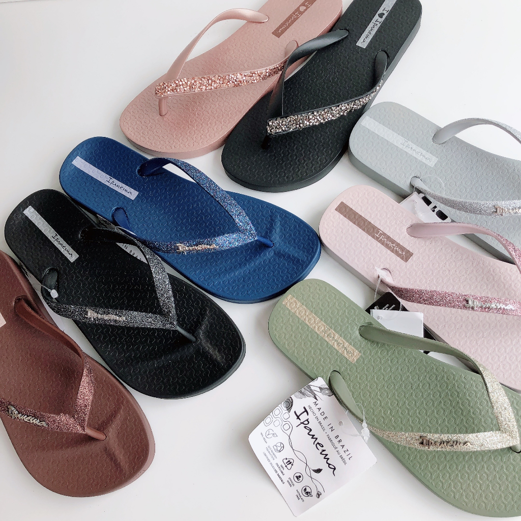 ** Ipanema * Brazilian Slippers (Crystal Diamond Series Sparkling ...