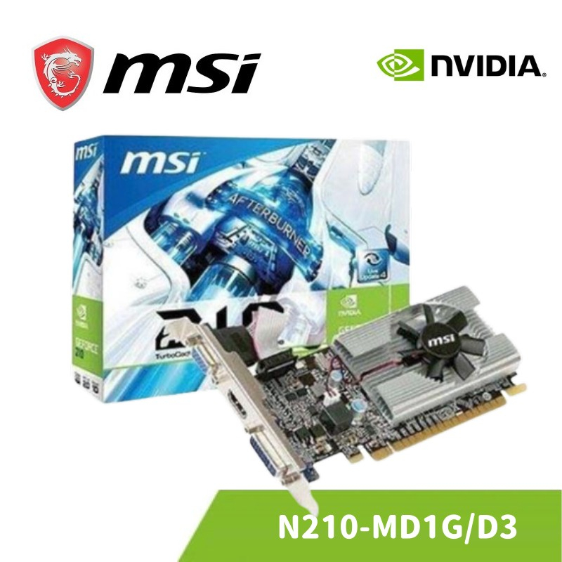 MSI N210-MD1G/D3 Display Card | Shopee Malaysia