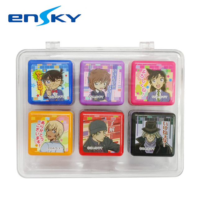 Detective Conan Boxed Seal Set 6 Patterns Handbook Edogawa Haihara Ai ...