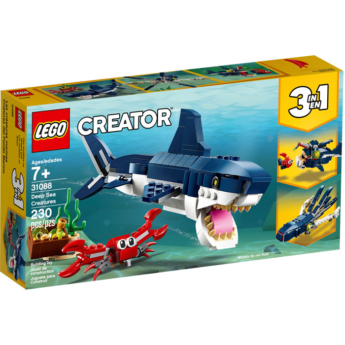 [Taiwan LEGO] Creative Series 31088 LEGO Deep Sea Creatures | Shopee ...