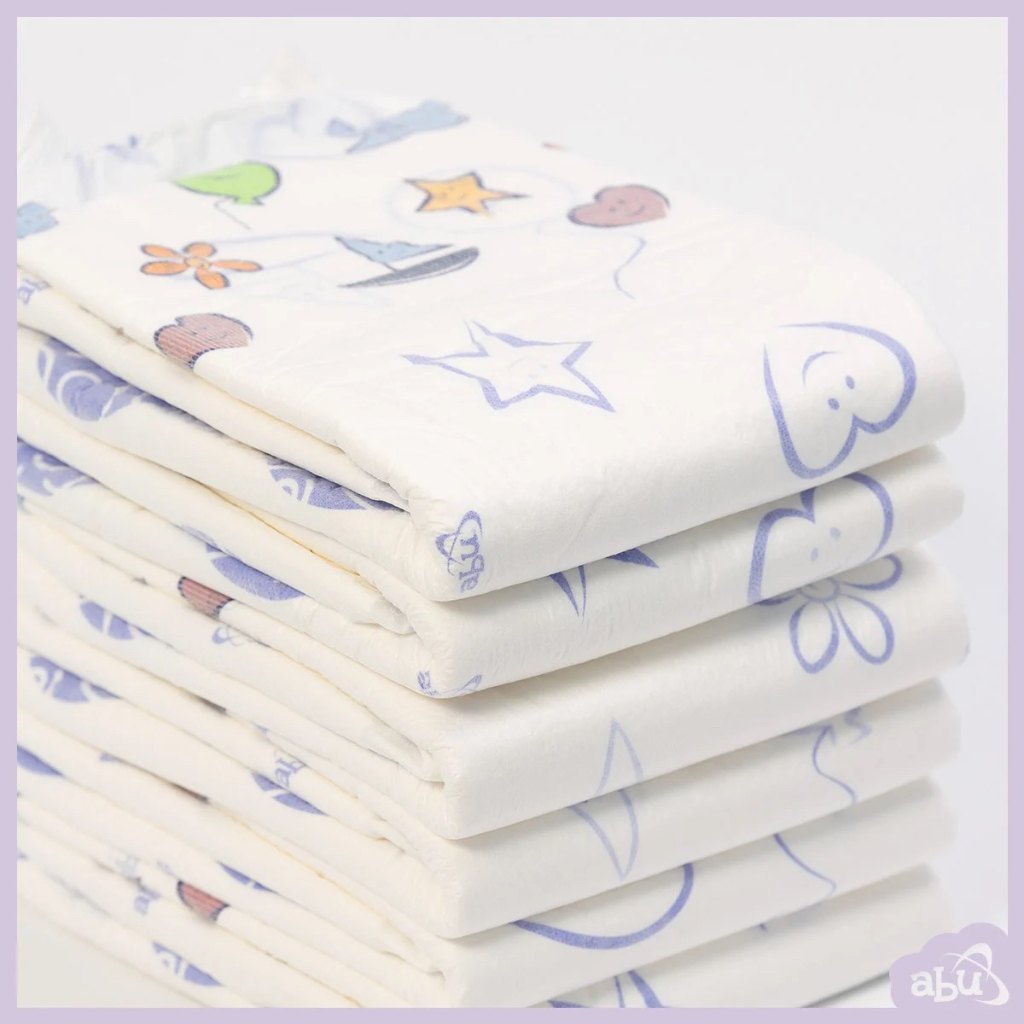 ABDL-ABU Brand Cute Diapers S~M Size-Single Piece Trial Pack (1 Piece ...