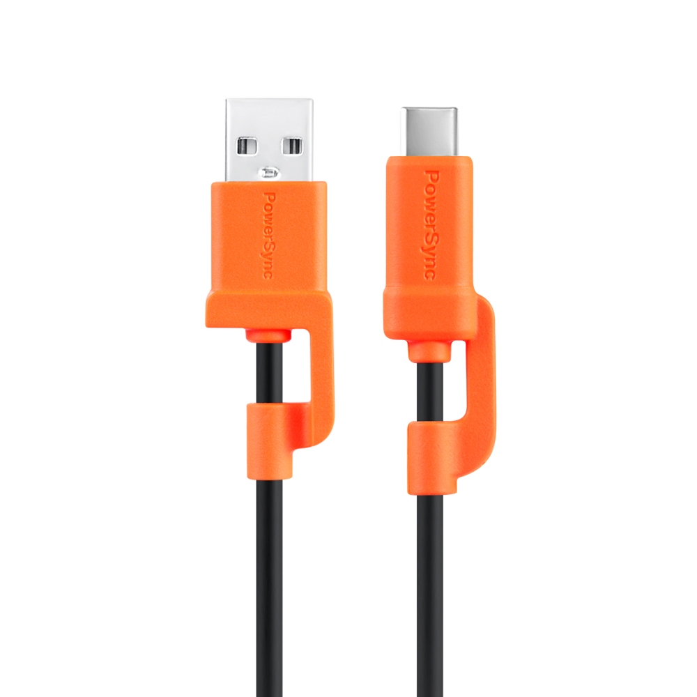 Qunjia PowerSync USB A to Type C Fast Charge Transmission Cable (1m/2m ...