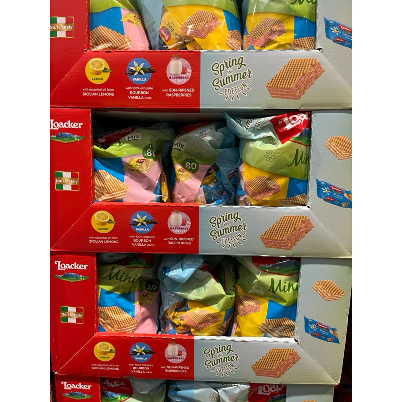 Invoice Costco Daigou Loacker Comprehensive Rainbow Mini Wafer Sandwich ...