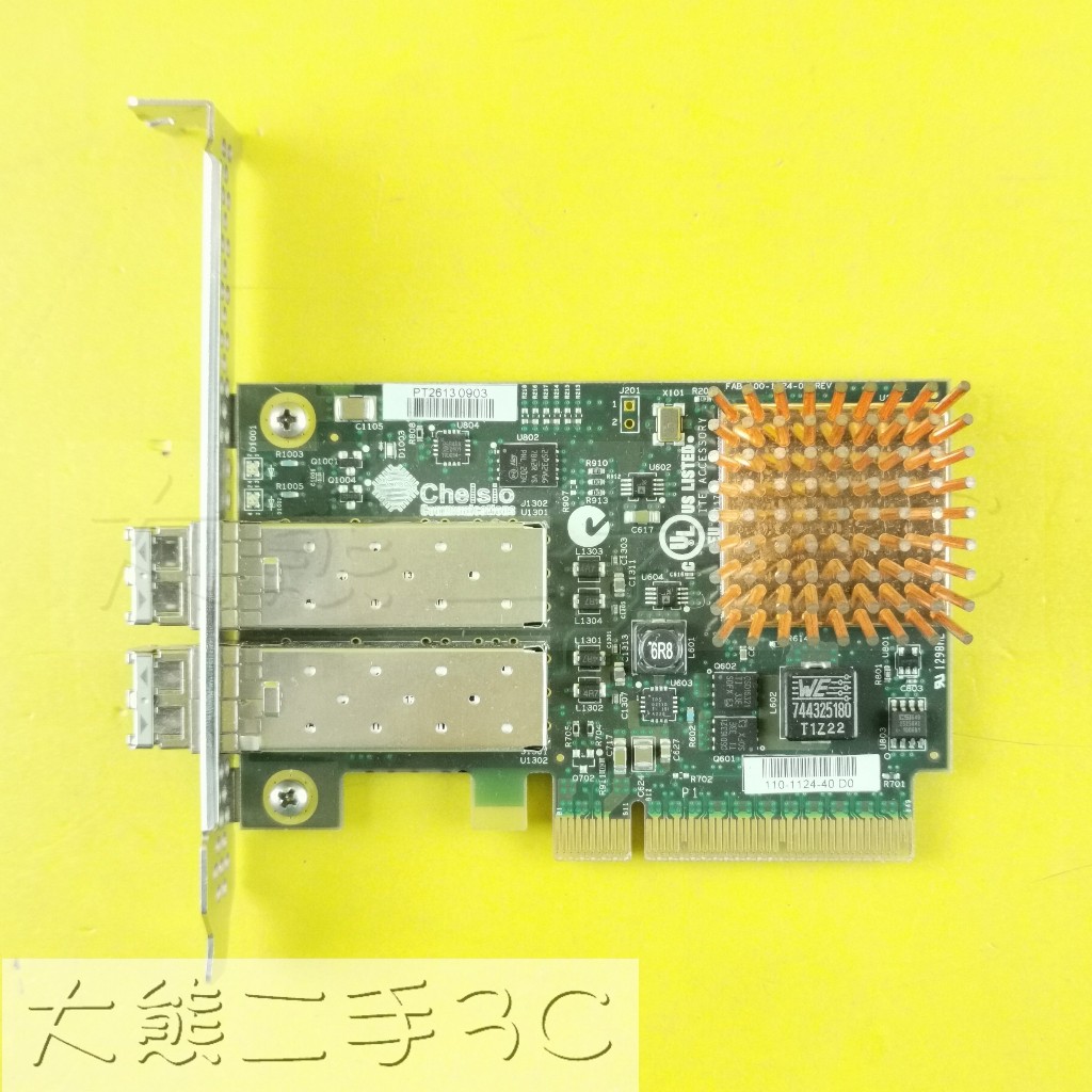 [Big Bear Second-Hand 3C] Optical Fiber Channel Network Card FC-10GB X2 ...