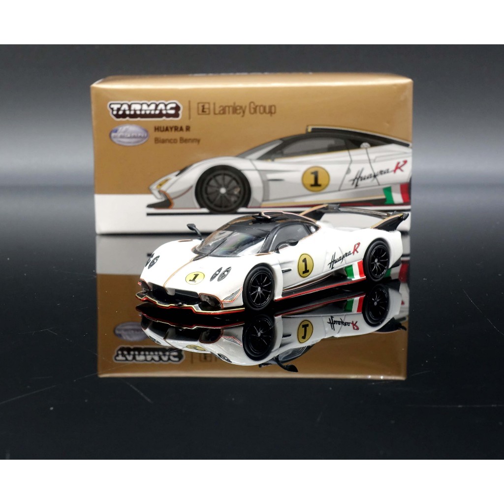 [MASH] The Last Tarmac 1/64 Pagani Huayra R Bianco Benny Co-Branded ...