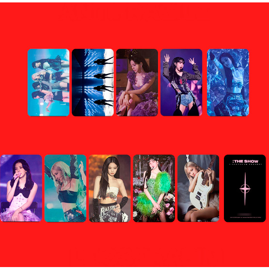 Dongda~~ BP Pink Ink DVD THE SHOW Photocard BLACKPINK Park Chae Young JISOO Kim Ji-Soo Homemade ...