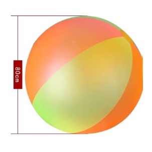 [Yilin Fashion] Oversized Inflatable Ball Beach PVC Large (Inflatable ...