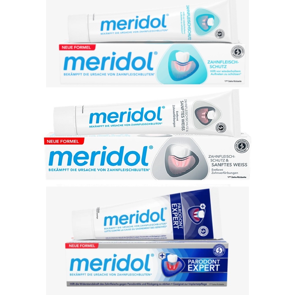 German Meridol Periodontal Soothing Expert Care Repair Toothpaste ...