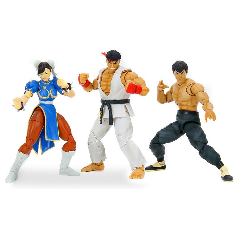 JADA Kombat Whirlwind 2 Street Fighter II 6 Inch RYU Chunli CHUN-LI ...