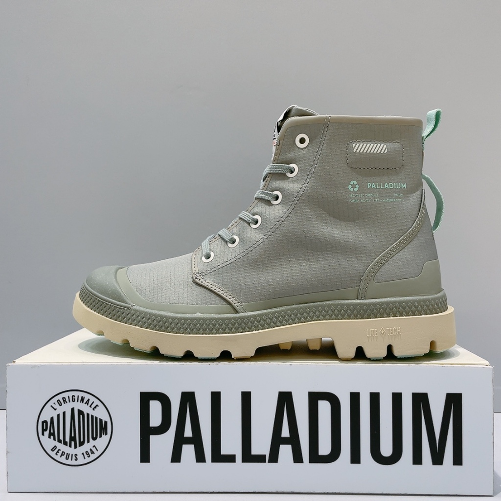 PALLADIUM PAMPA RCYL L+WP+Men Women Style Gray Comfortable Water ...