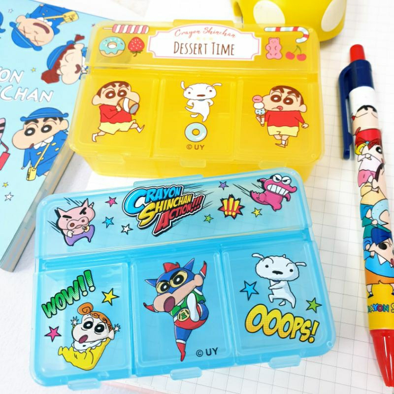 Crayon Shin-Chan Four-Compartment Universal Box Dynamic Superman Small ...