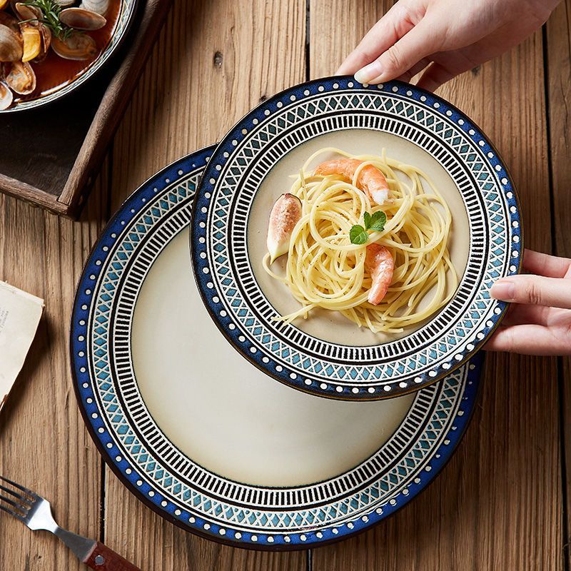 Kawashima Japanese Style Dinner Plate Rice Bowl Noodle Soup Ceramic ...