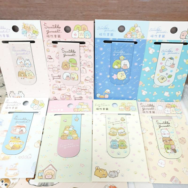 Corner Buddy Magnetic Bookmark Magnet Book Clip Bio Cute Modeling White ...