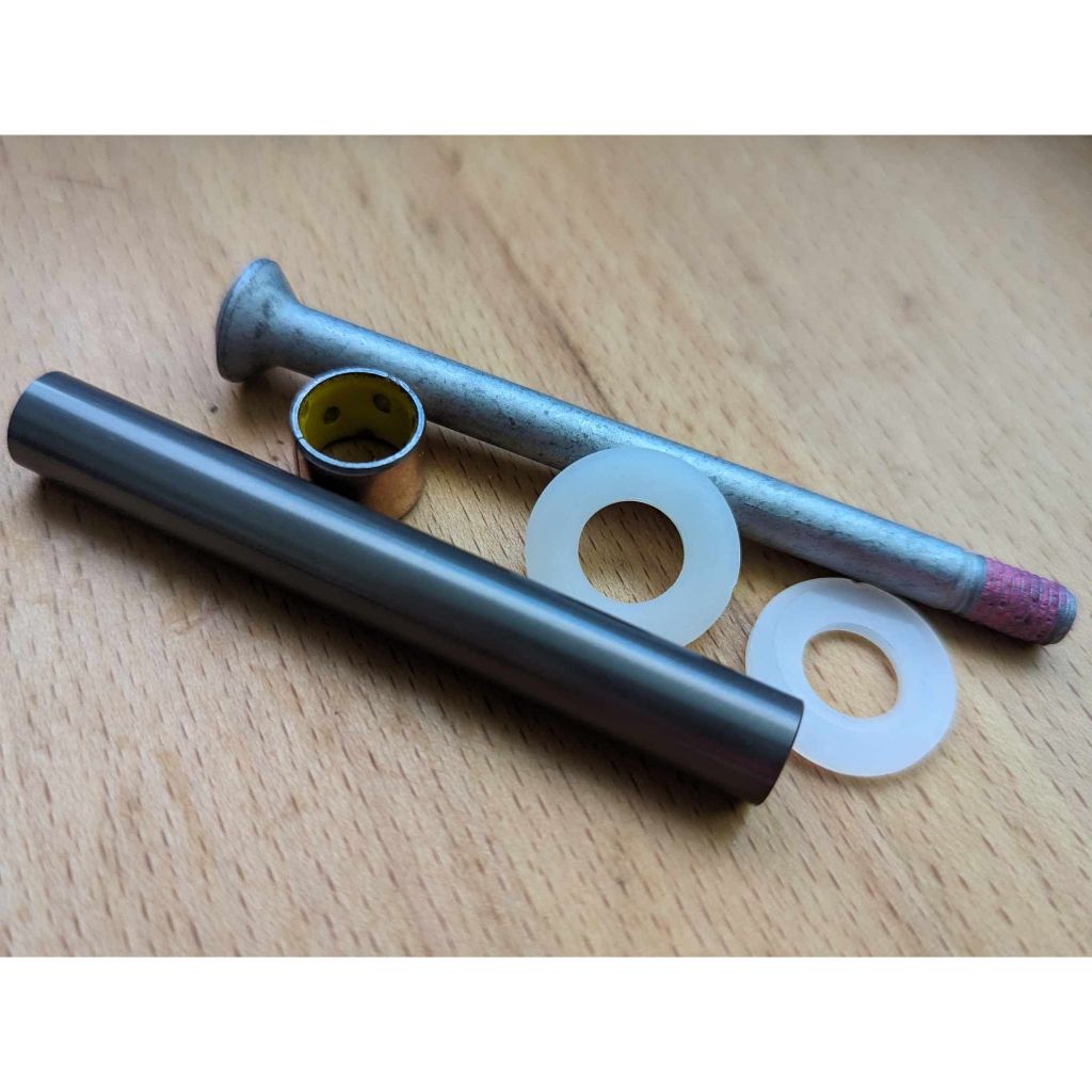 Brompton ADV Rear Hinge Spindle Assembly-Pt Line Frame Folding Shaft ...