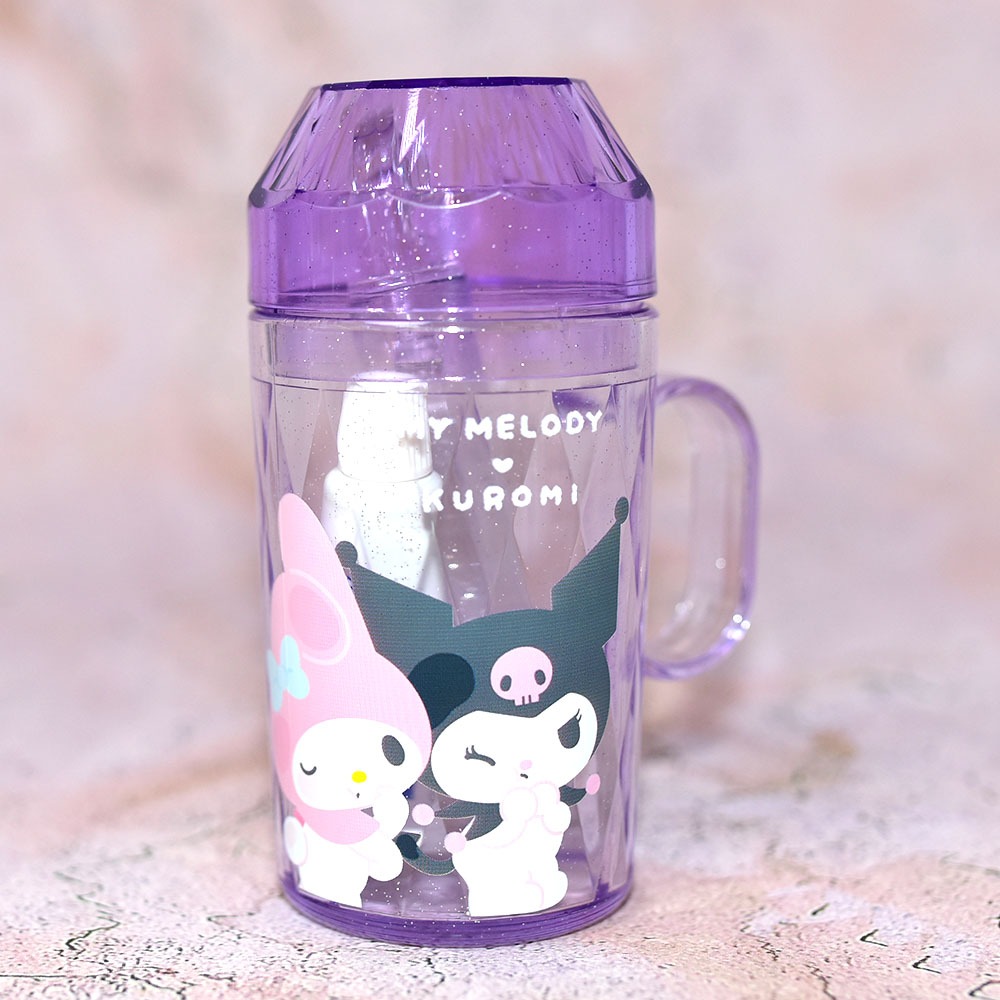 Melody Kuromi Travel Toilet Set Mouthwash Cup Toothbrush Toothpaste ...