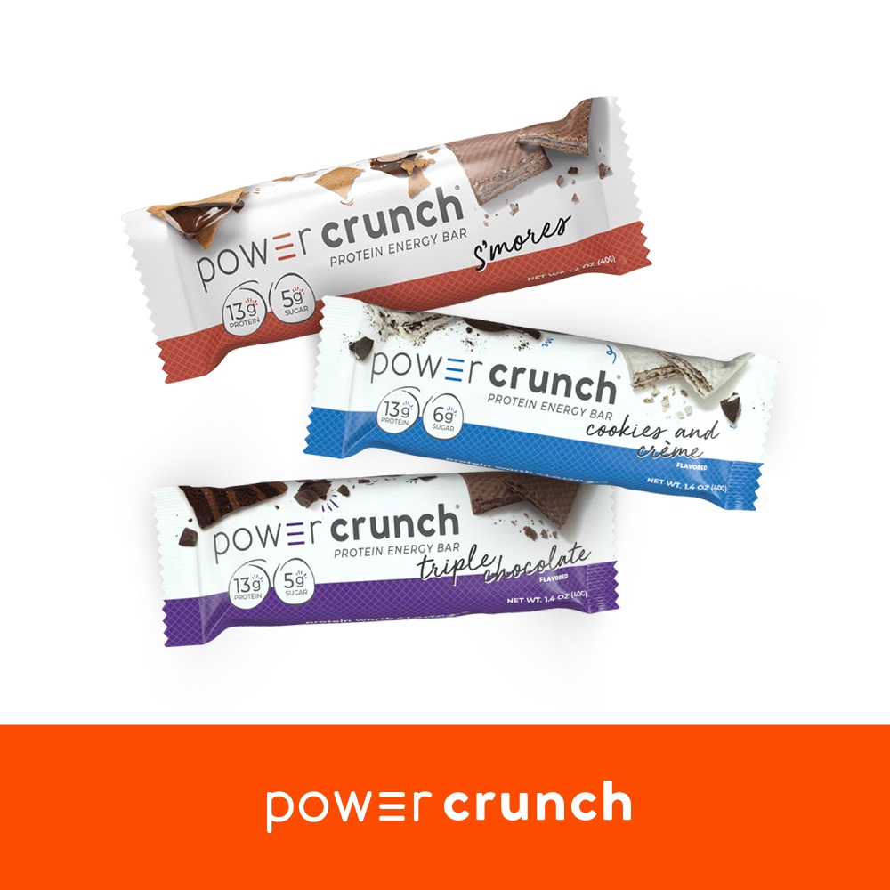 [American Power Crunch] Protein Energy Bar Whey Crispy Wafer Biscuit ...