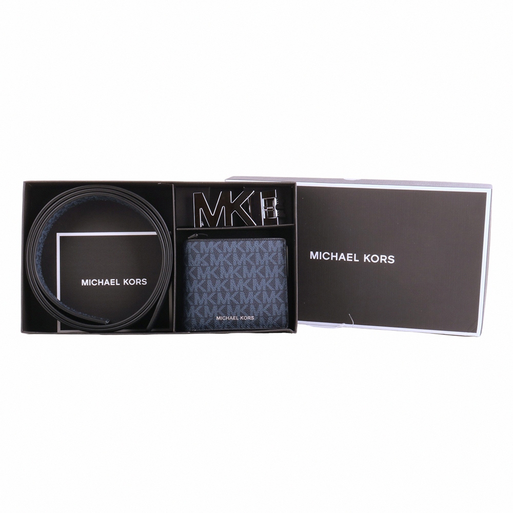 MICHAEL KORS-Metal MK Double-Sided Color Matching Belt+Short Clip Gift ...