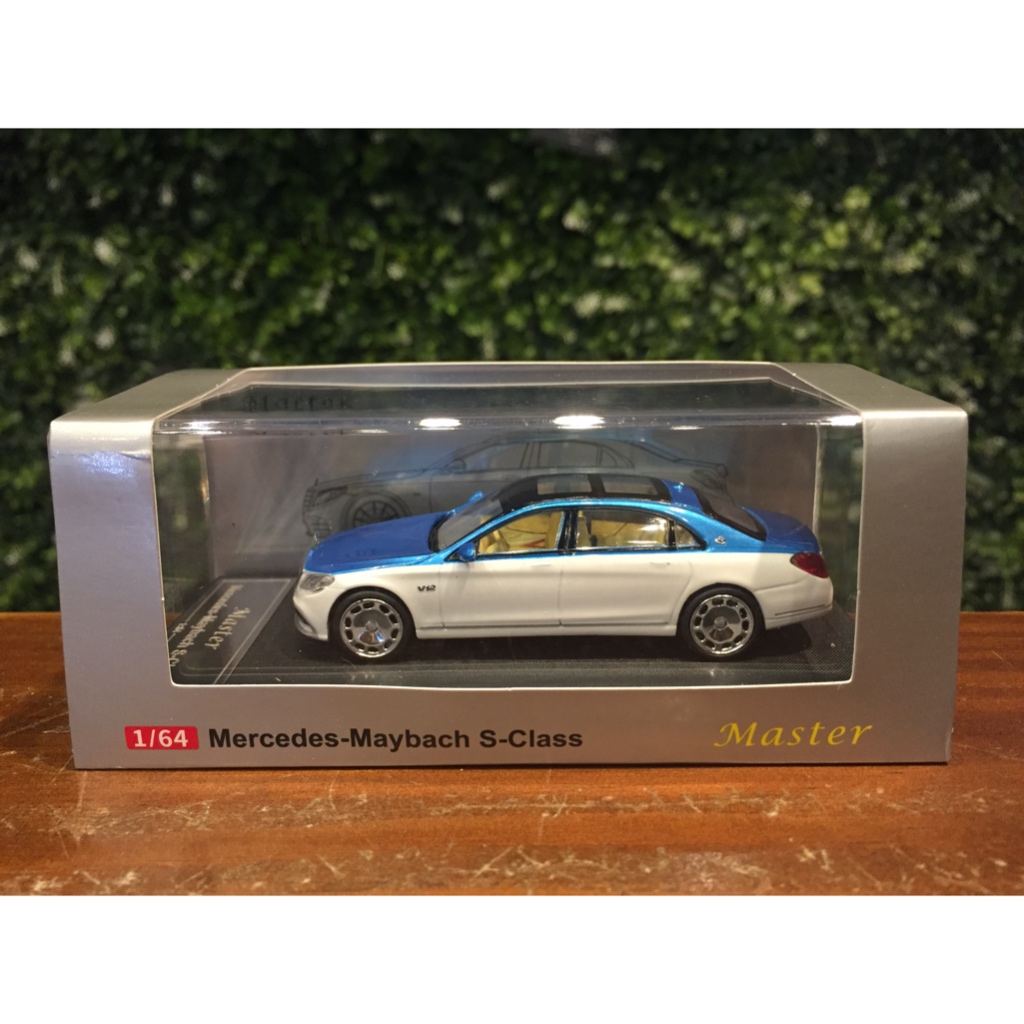 1/64 Master Mercedes-Maybach S-Class S650 White/Blue [MGM] | Shopee ...