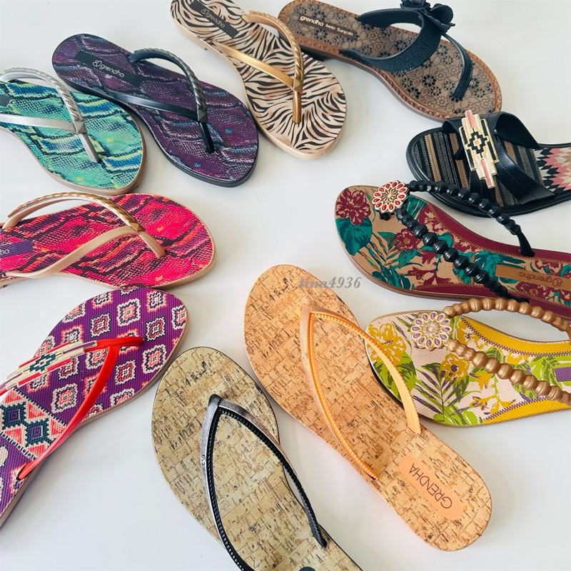 Grendha Girls Brazilian Slippers Brazil Size 33/34 (Various US5 Zone ...