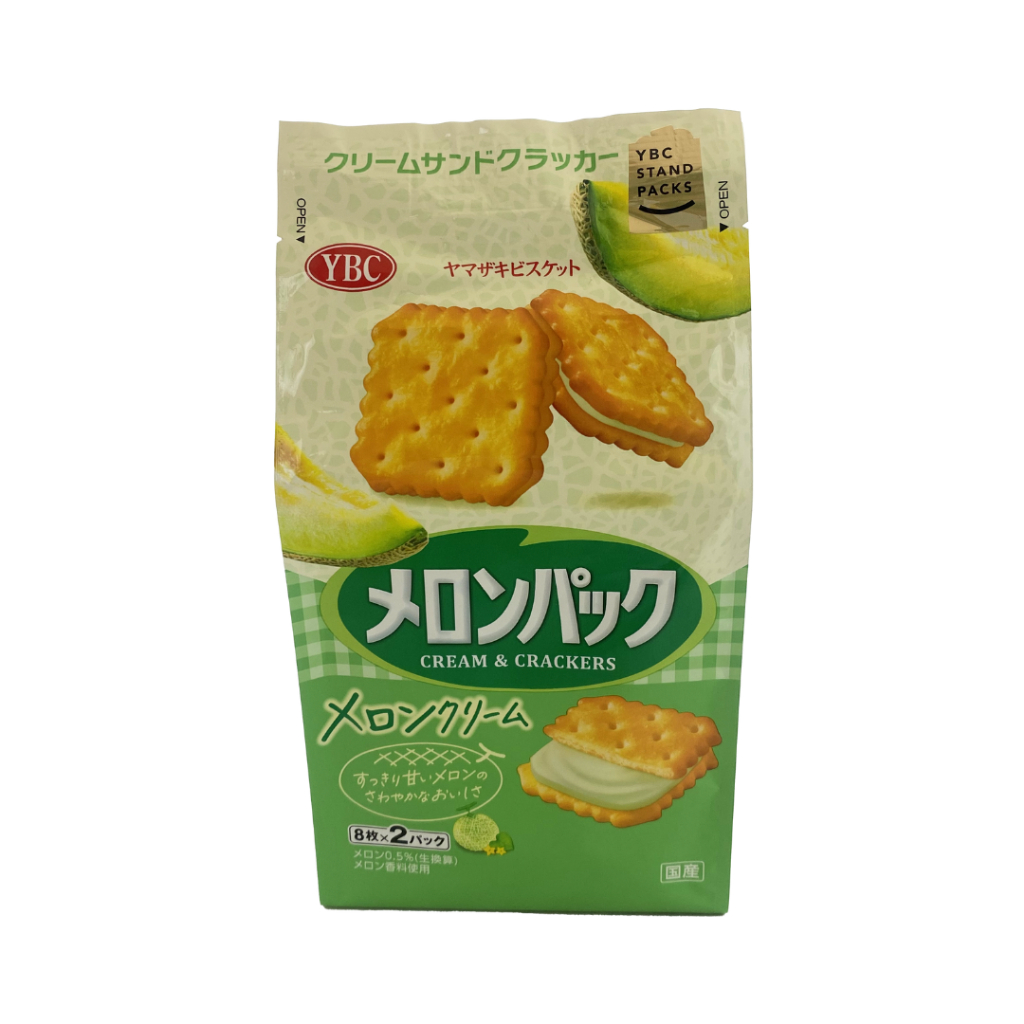 Japan YBC Cantaloupe Sandwich Biscuits Flavor 148g | Shopee Malaysia