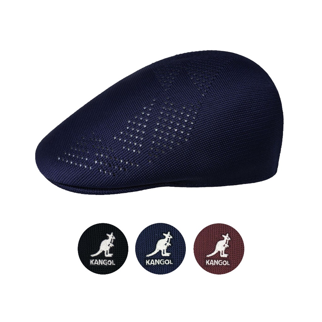 KANGOL 507 NEO GEO Large Hole Breathable Multicolor Black/Dark Blue/Dark Red Cap Thief Hat [TCC ...