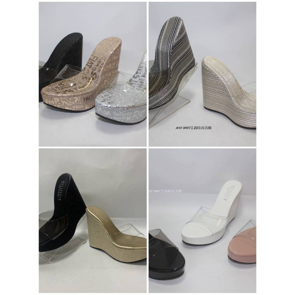 Variety 13cm Sandals Slippers Lightweight Wedge-Shaped Thick-Soled ...