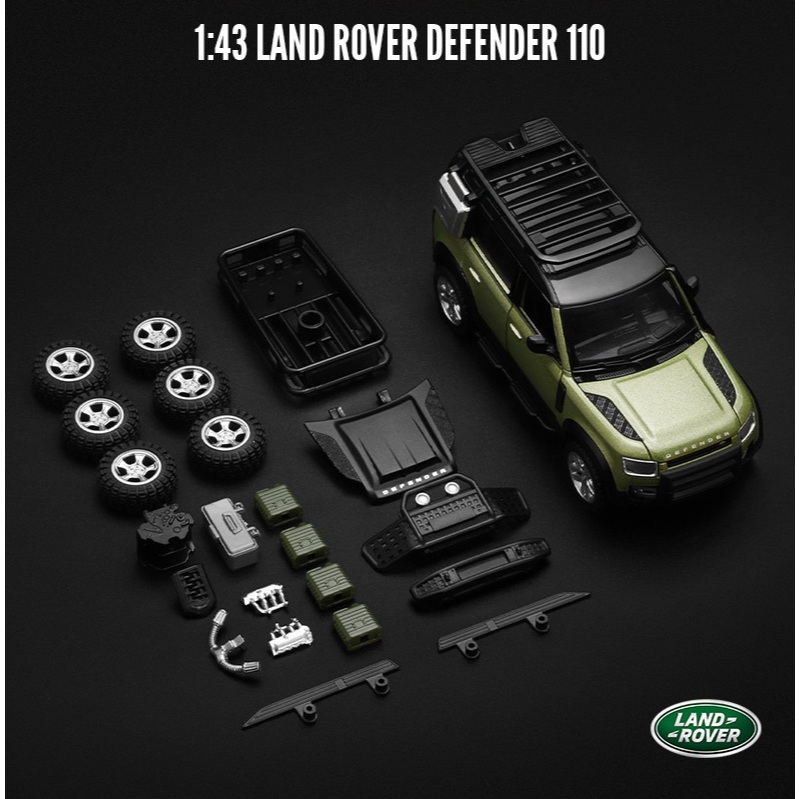 1: 43 DIY Hands-On Modified Version LAND ROVER DEFENDER 110 Model SUV ...