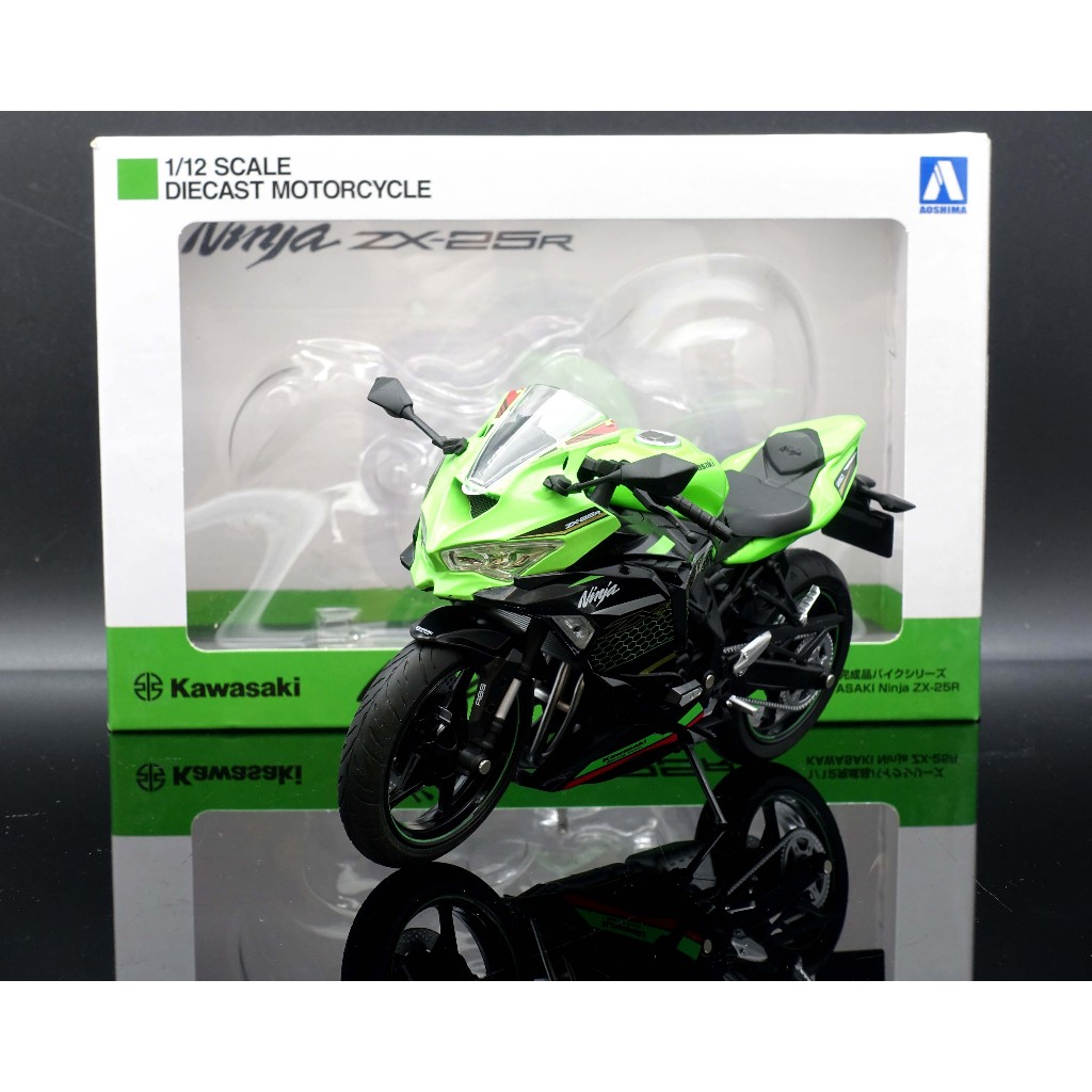 [MASH] Crazy Price Aoshima 1/12 Kawasaki Ninja ZX-25R Green | Shopee Malaysia