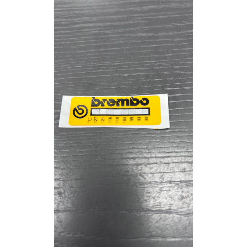 DIY Honpo BREMBO Calipers Brake Temperature Sensing Sticker 88-127 ...