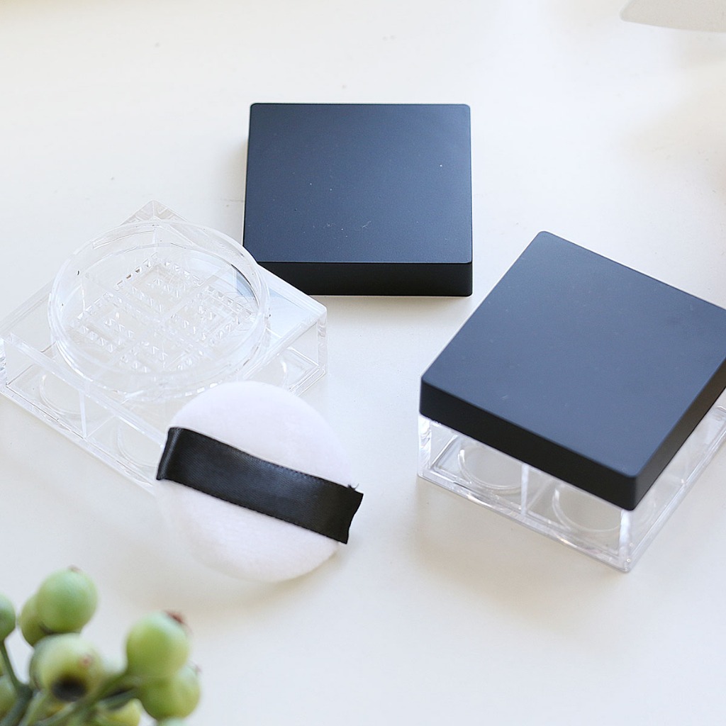 Mini Four-Grid Loose Powder Box Portable 5g Small U Connection | Shopee ...