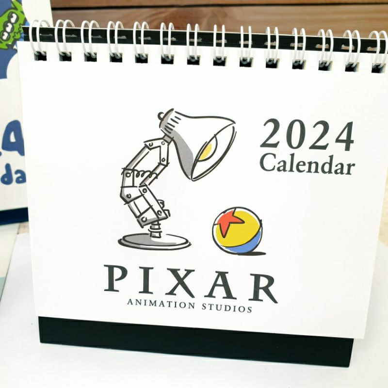 2024 Disney Small Triangle Desk Calendar 60k Toy Story Pixar Monthly ...