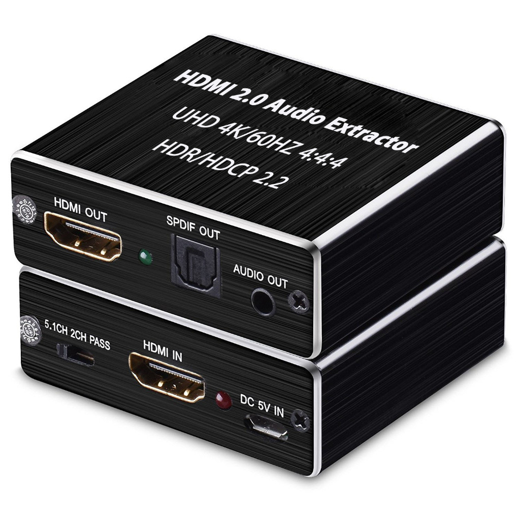 HDMI2.0 Hd Video Audio Converter Optical Fiber Interface 3.5 HDMI ...
