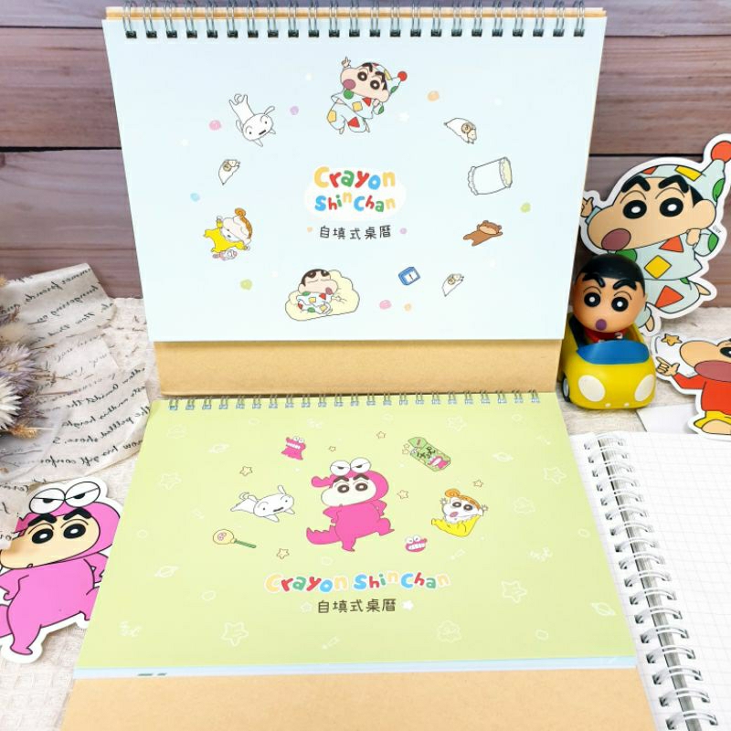 Crayon Shin-Chan Self-Filling Desk Calendar 12 Sheets Itinerary ...