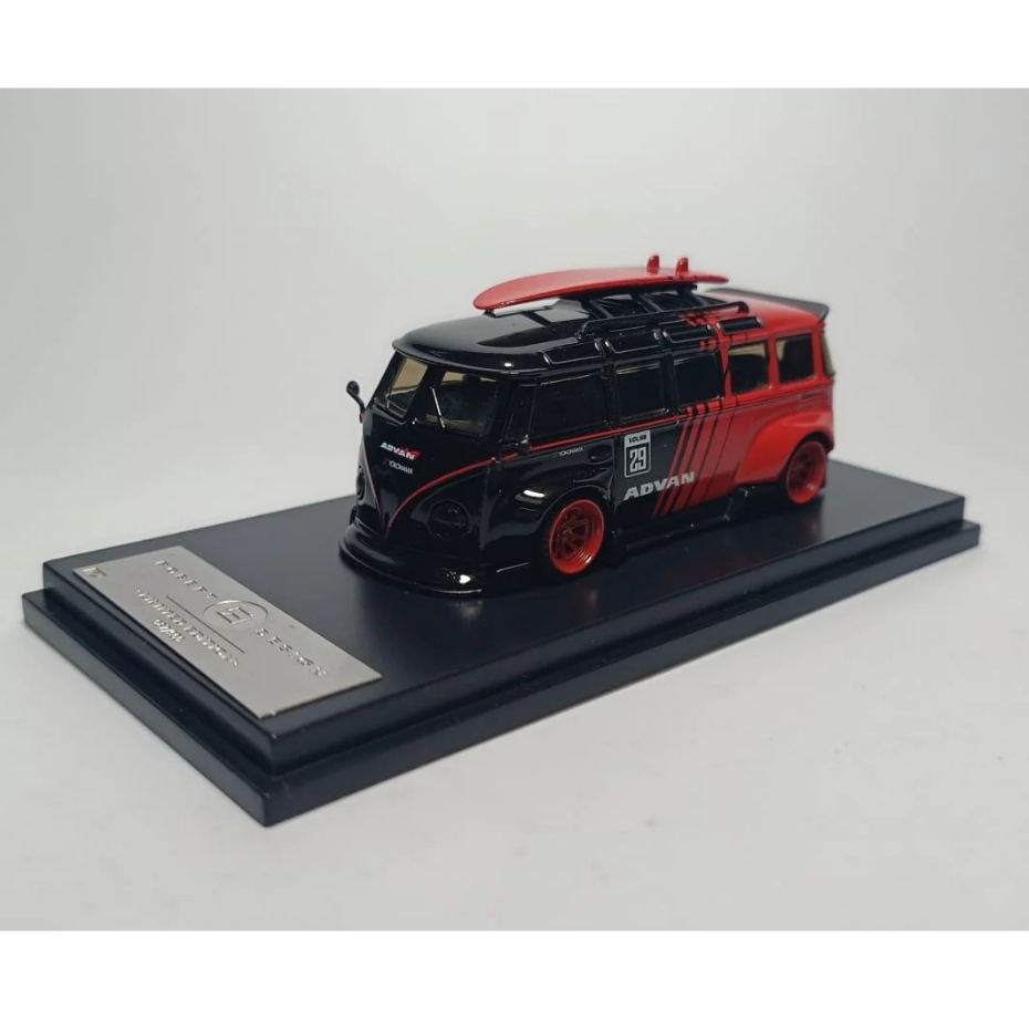 IM 1: 64 VW T1 Van Wide Body Modified Model YOKOHAMA ADVAN Coating ...