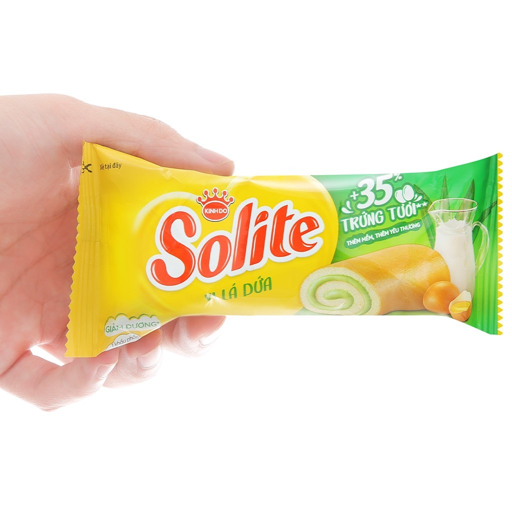 SOLITE Vietnam Roll Cake Bánh B Ô Ng Lan Cu N Kem Biscuits Snacks A ...