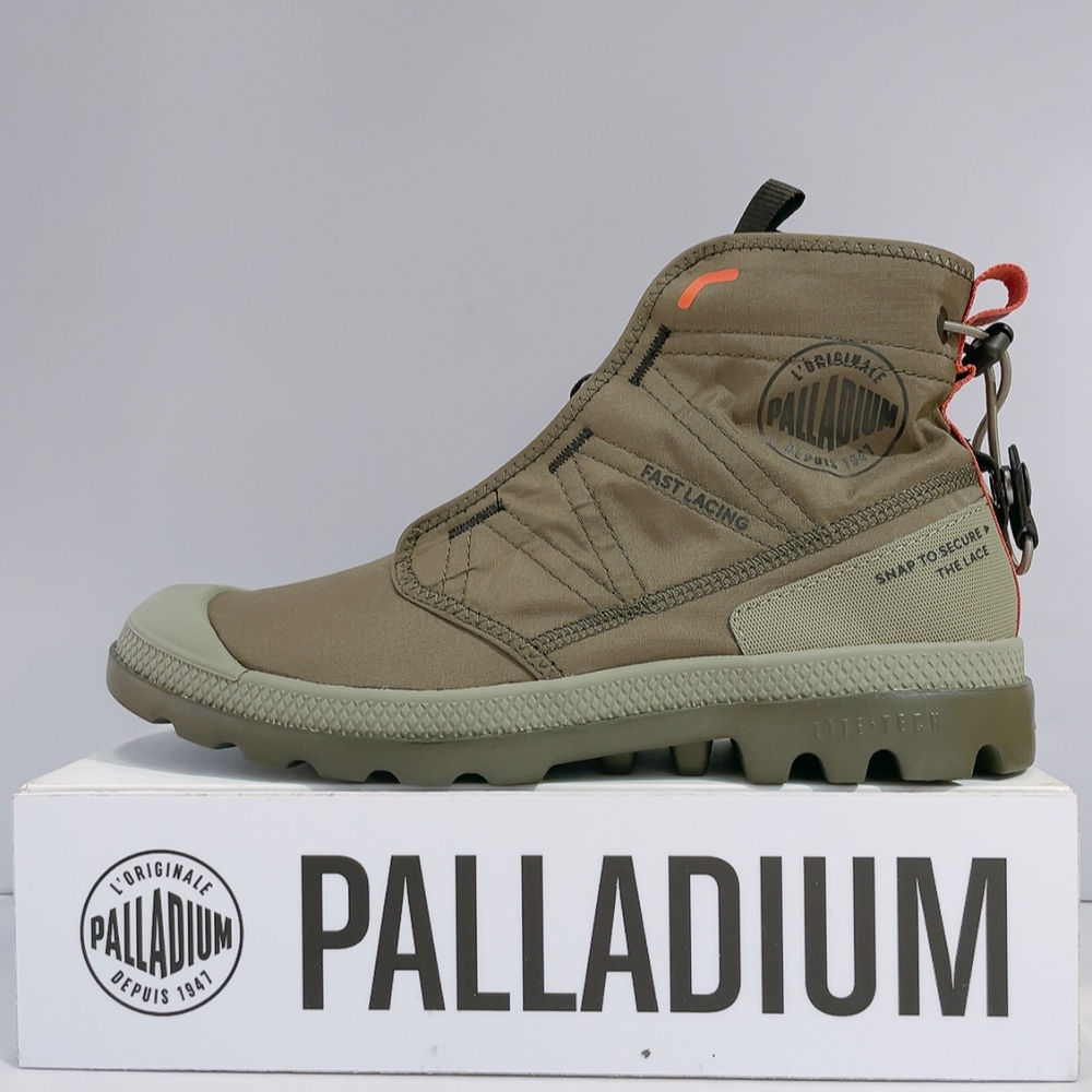 PALLADIUM PAMPA TRAVEL LITE RS Men Women Dark Green Lightweight Comfortable Quick Wear Casual ...