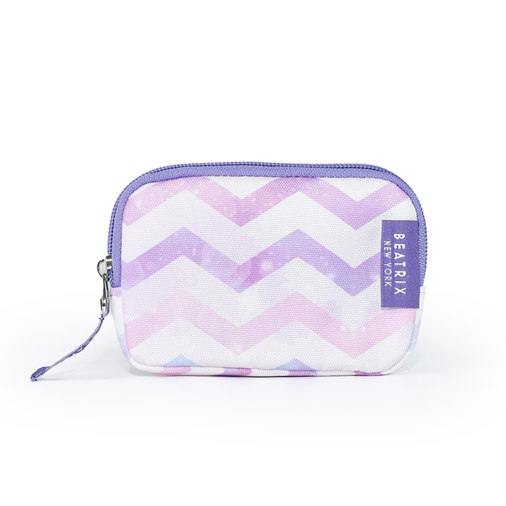BEATRIX NEW YORK LITE Series-Waterproof Card Coin Purse Wave Purple ...