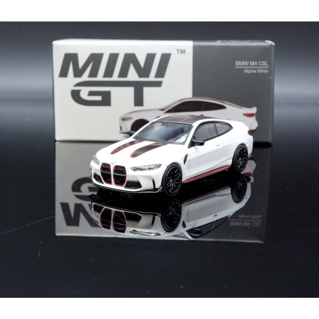 MASH Mini GT 1/64 BMW M4 CSL Alpine White 683 Left Driver | Shopee Malaysia