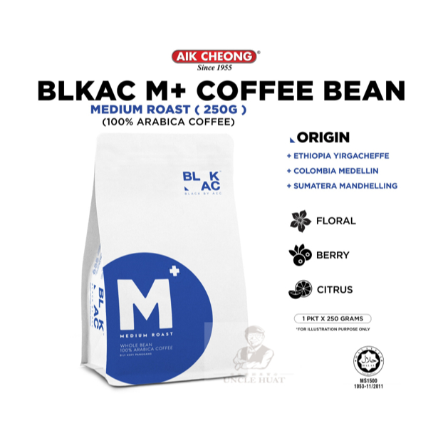 100% Arabica COFFEE Beans Medium Roast 250g Malaysia Yichang M+COFFEE ...