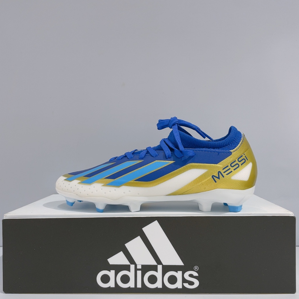 adidas X CRAZYFAST LEAGUE FG J MESSI Middle Child Blue Outdoor Plastic ...