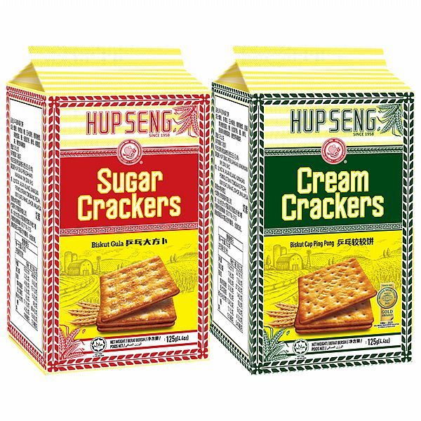 HUP SENG Ping Pong Original Flavor/Sweet Pastry (125g) Styles Available ...