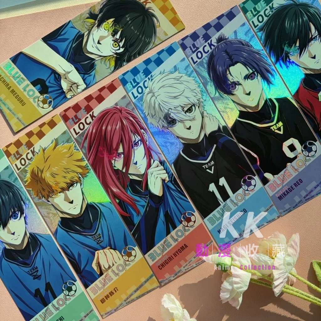 Taiwan Shipment/BLUE Prison Gilding Laser Ticket BLUE LOCK Double-Sided ...