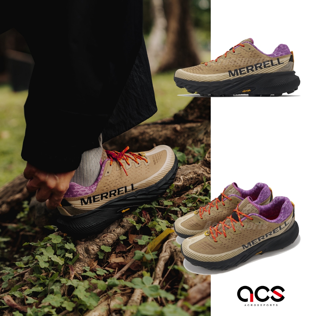 Merrell Cross Country Running Shoes Agility Peak 5 Outdoor Wild Golden ...