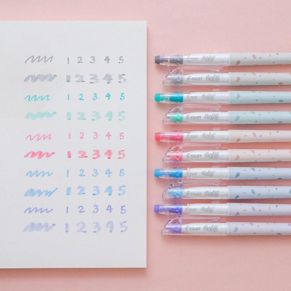[STU] PILOT Frixion Magic Eraser Color Pen Highlighter Terrazzo Series ...