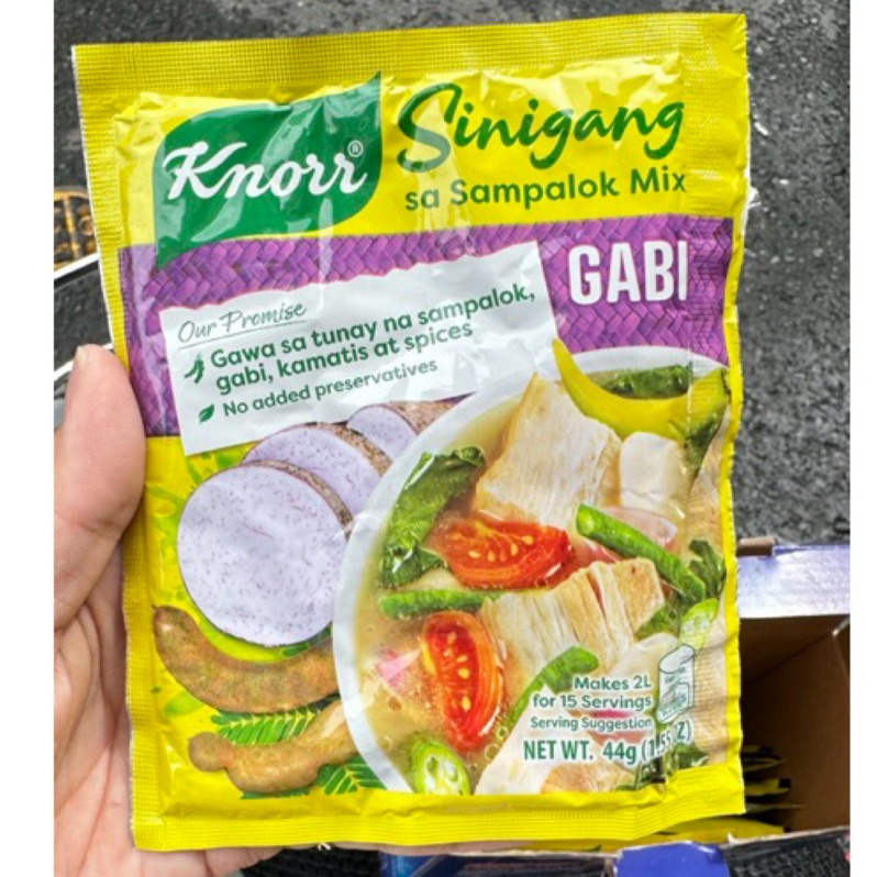 knorr Compot Sour Soup Noodle sinigang MISO Taro Flavor gabi | Shopee ...