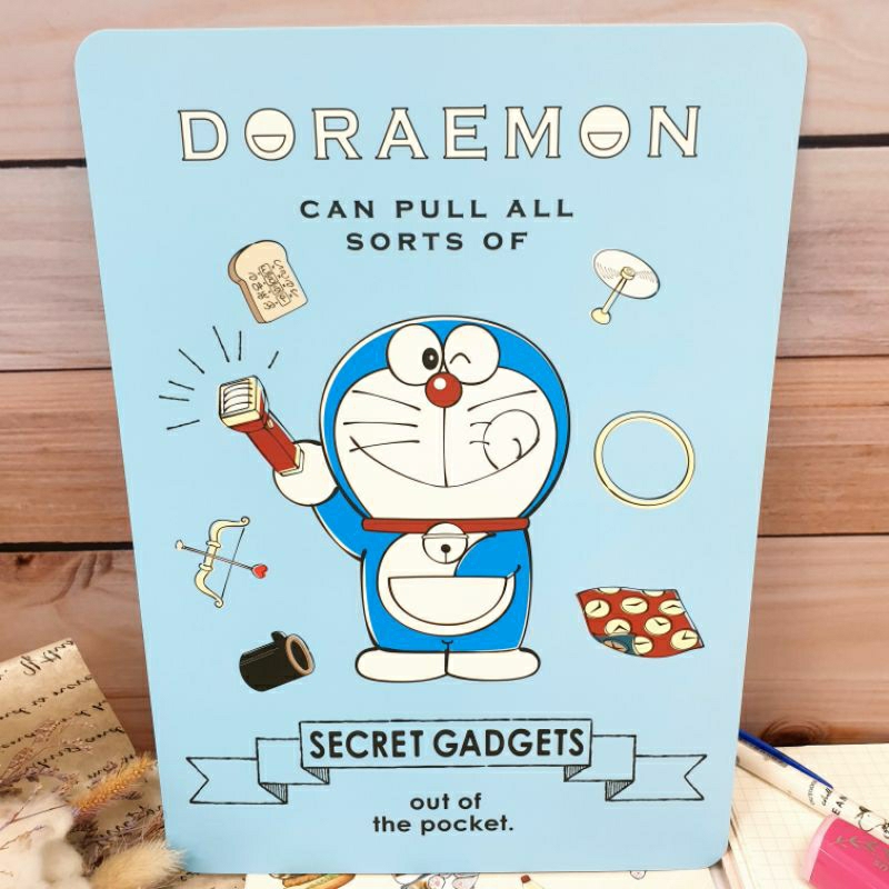 Doraemon Backing Board Tinkerbell B5 PP Synthetic Paper Nine-Nine ...