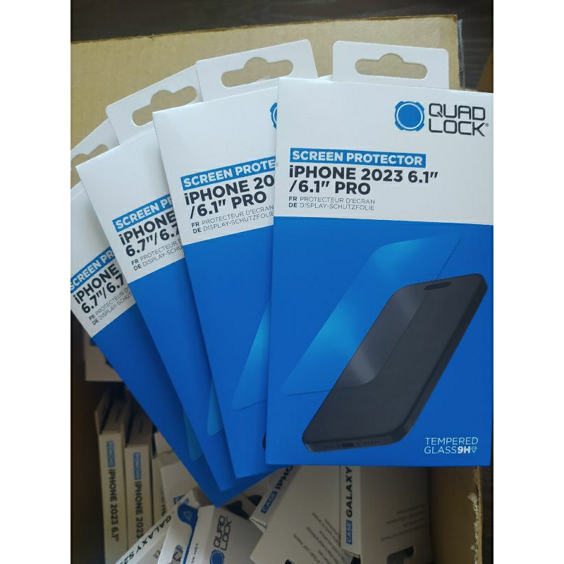 Quad Lock Glass Screen Protector iPhone 15 (Pro Max Plus) | Shopee Malaysia