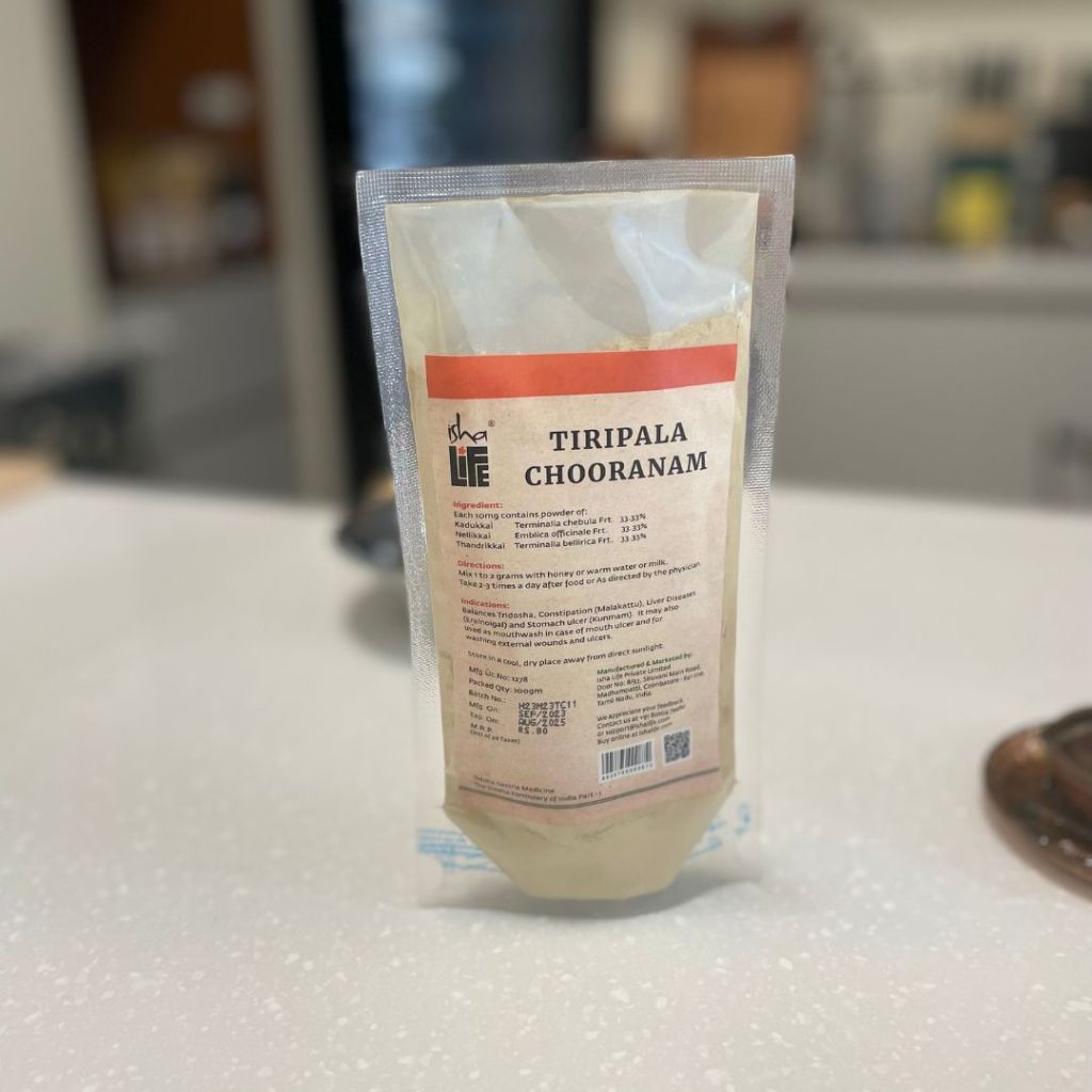 Isha Three Fruits (Powder)|Triphala|Ayurveda Ayurveda |India Imported ...